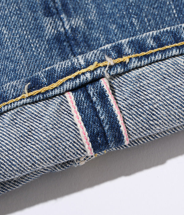 Sugarcane Slim Tapered Selvedge Denim Jean - Dark Wash - Elroy Clothing